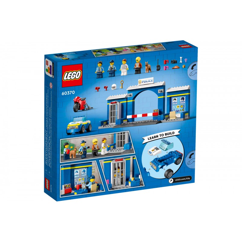 LEGO City 60370 Achtervolging politiebureau