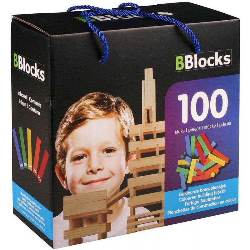 BBlocks - 100 stuks gekleurd in doos