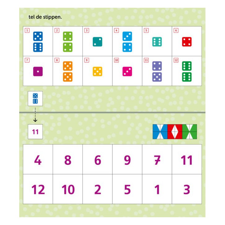 Loco Mini - Rom Pompom ik leer tellen t/m 10, Zwijsen spelenderwijs leren